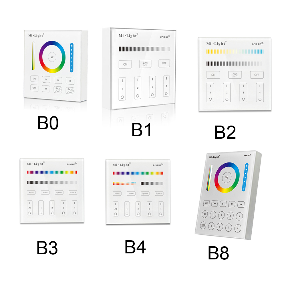 Milight B0 B1 B2 B3 B4 B8 4-Zone 8 Zone 2,4 GHz Pa... – Grandado