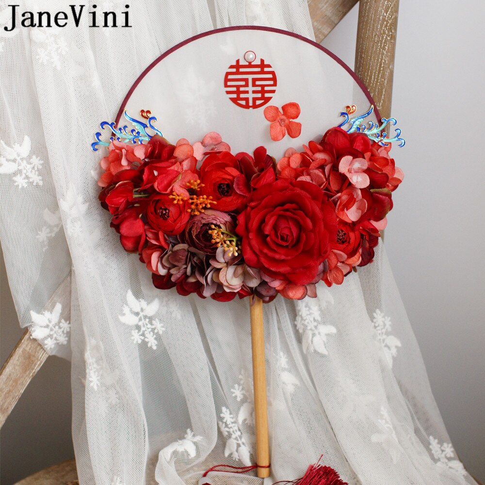 Janevini Handgemaakte Bridal Fan Chinese Stijl Oud... – Vicedeal
