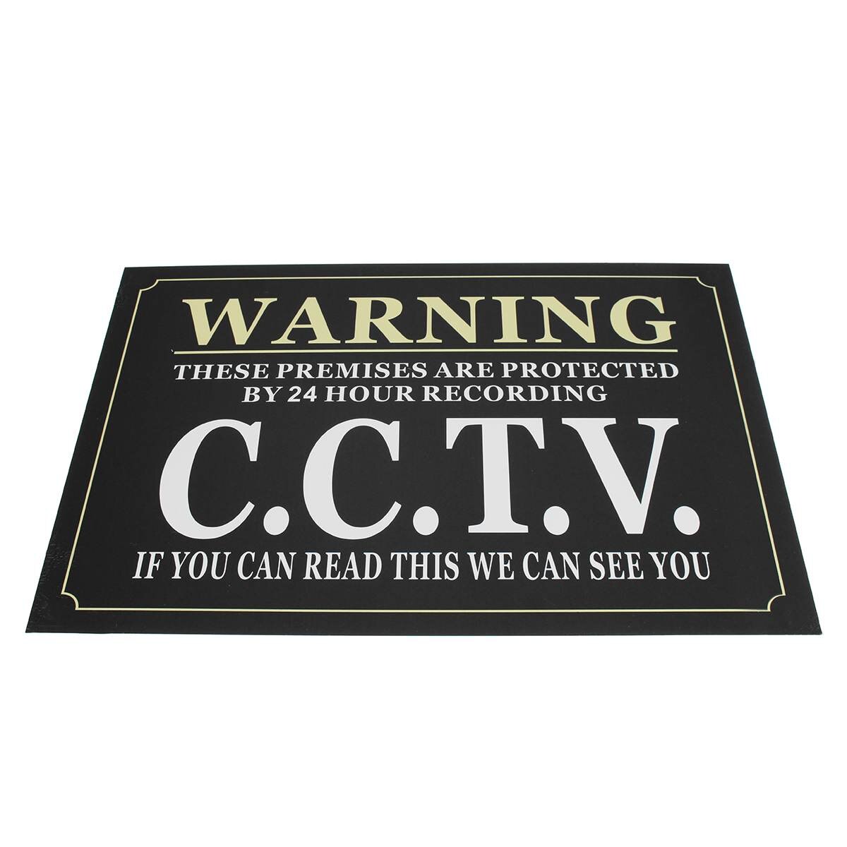 42cmx30cm Waterproof Warning & Safety A5 CCTV 24H ... – Grandado