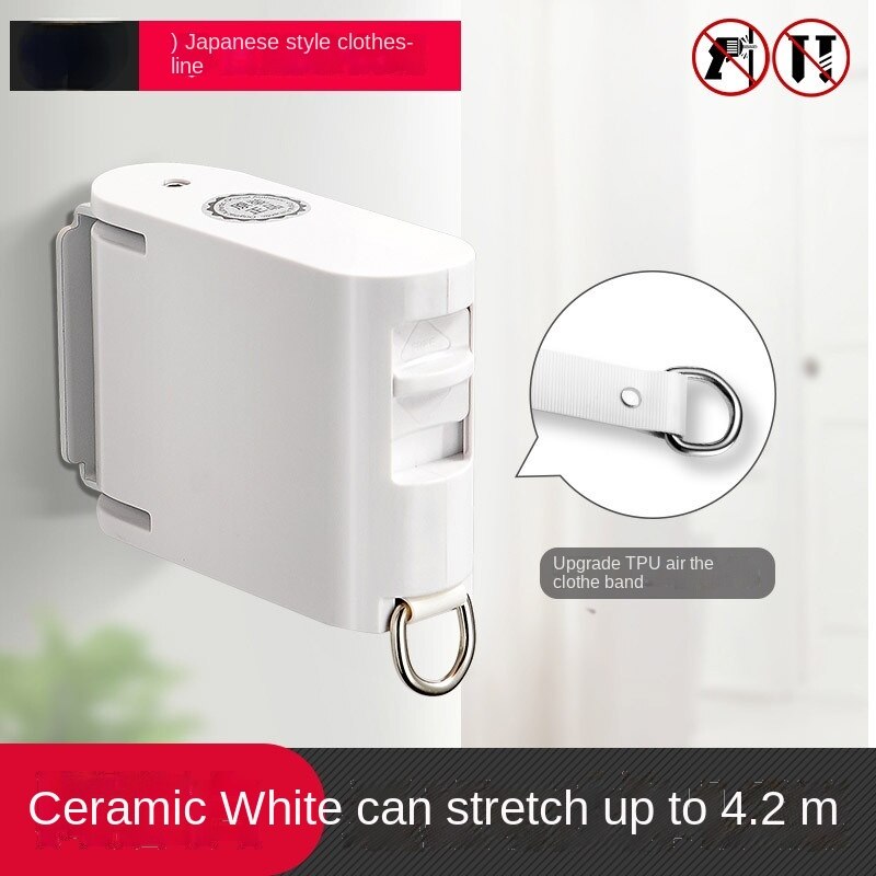 Invisible Clothesline Hanger Hole Retractable Clot... – Vicedeal