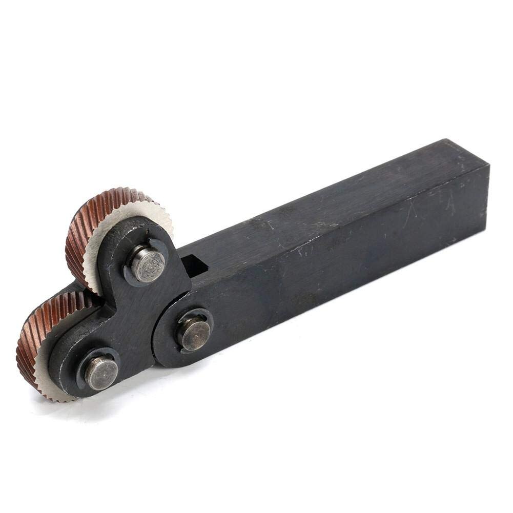 7 stk 0.5mm 1mm 2mm stål doble hjul knurling verkt... – Vicedeal