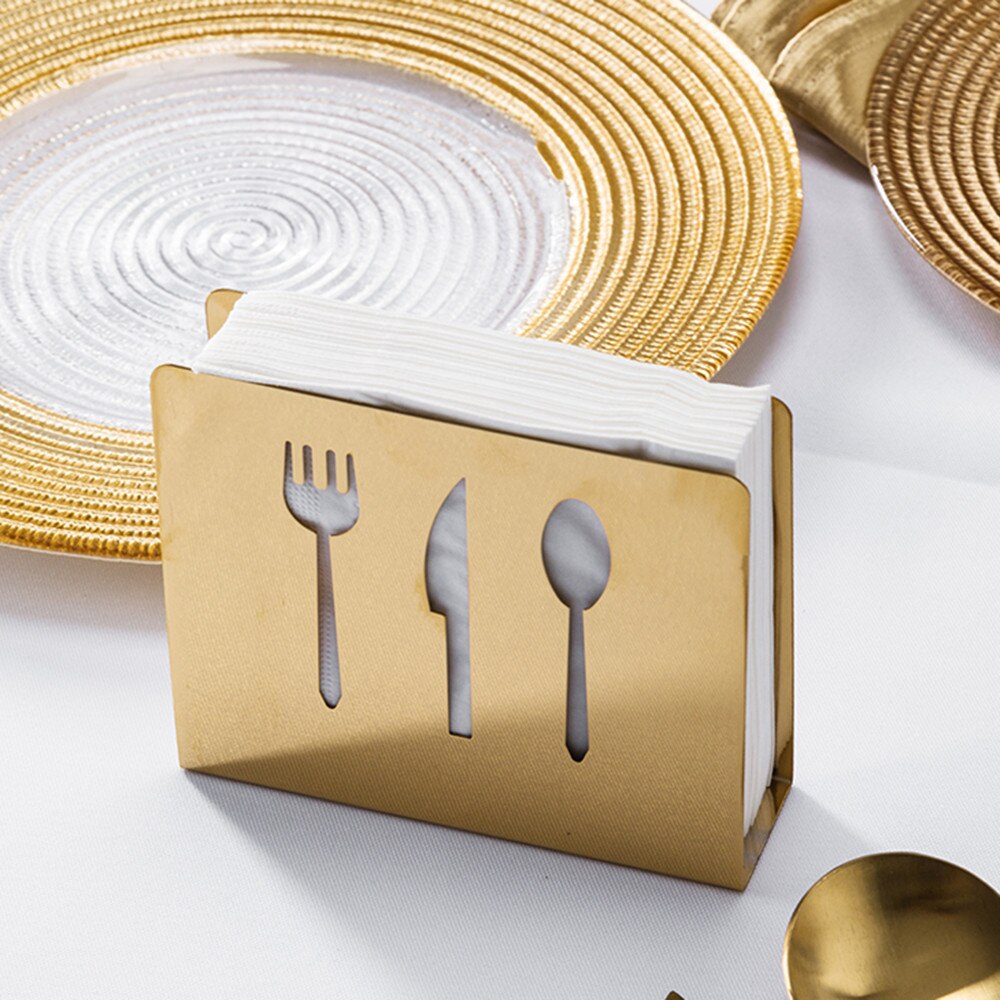 Vertical Paper Towel Holder Ins Golden Napkin Hold... – Vicedeal