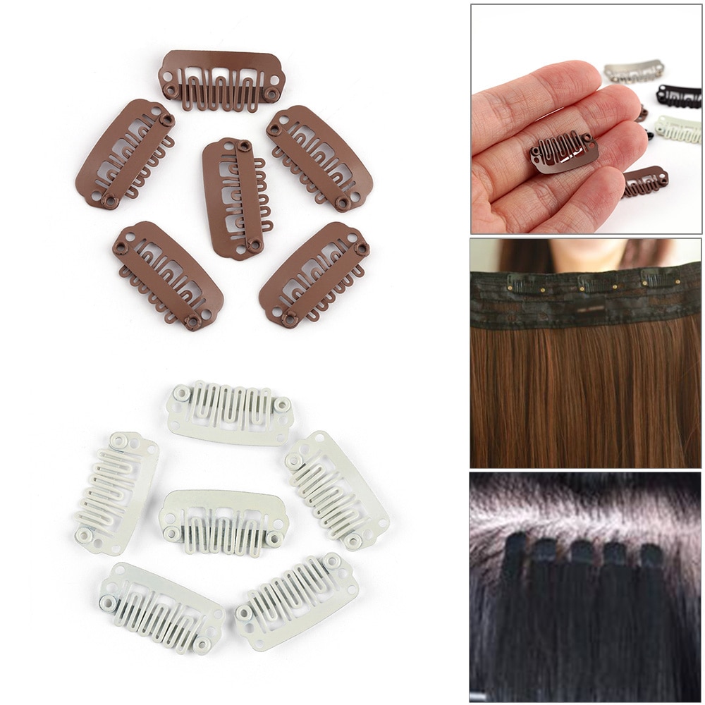 10 Pcs U Vorm Snap Clips Iron Haarspelden Hair Ext... – Vicedeal