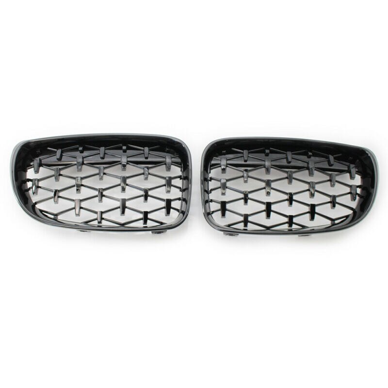 2pcs Car Grille 1 Pair Gloss Black Front Grille 51... – Vicedeal