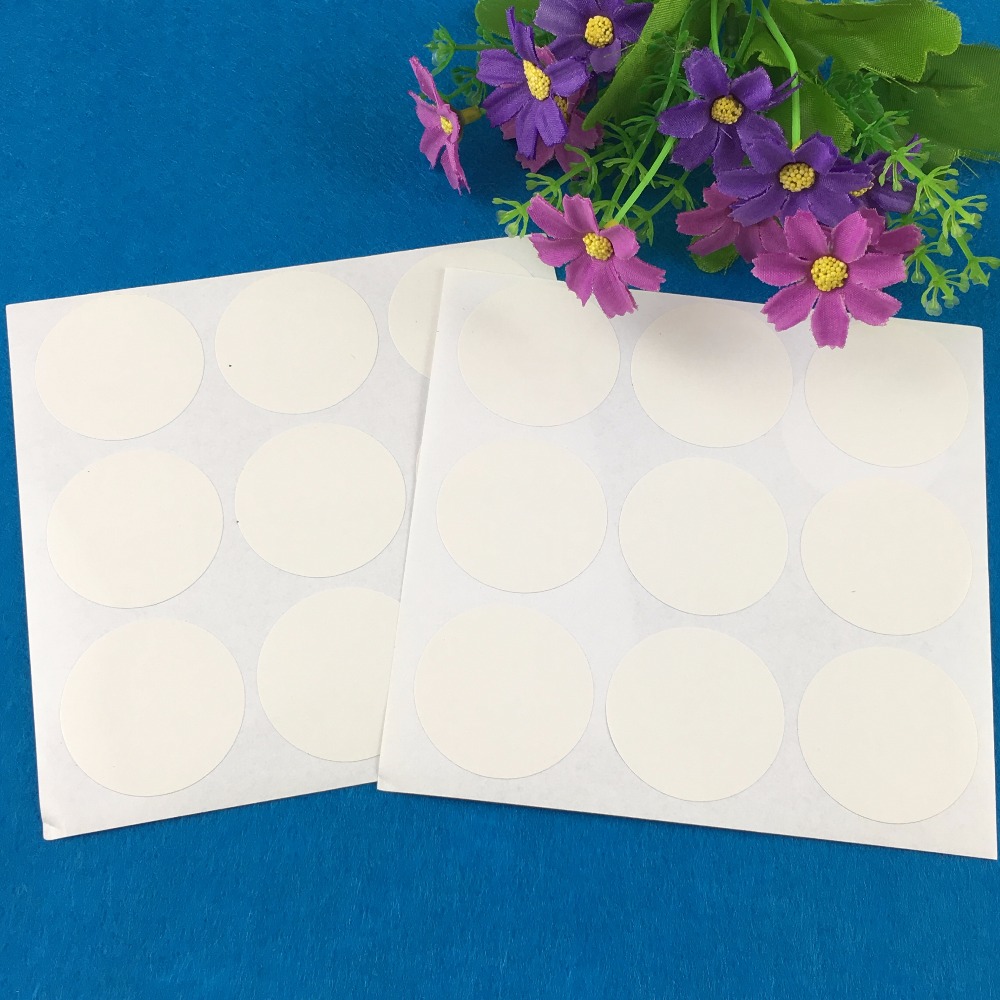 300PCS/Lot 4cm Round White Labels Paper Blank Stic... – Grandado