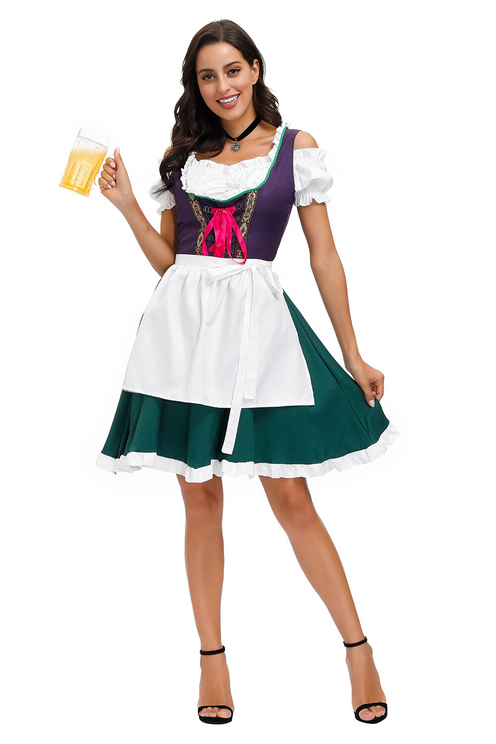 German Dirndl Dress Bavarian Beer Girl Maid Costum Grandado