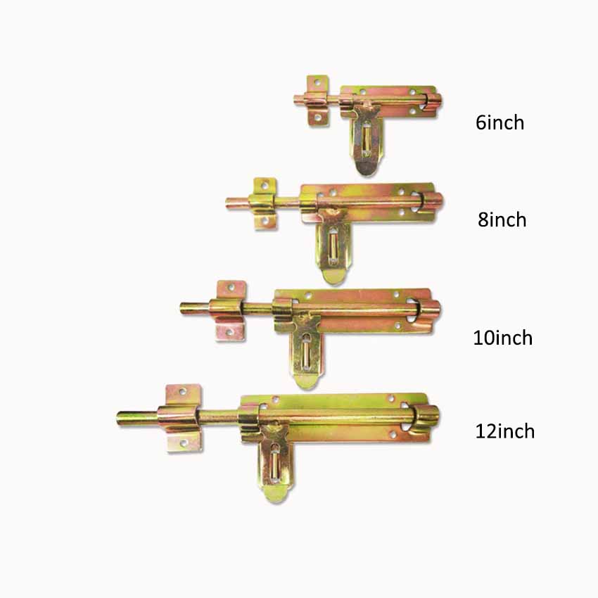 6/8/10/12 Inch Long Welding Iron Door Bolts Latch ... – Grandado