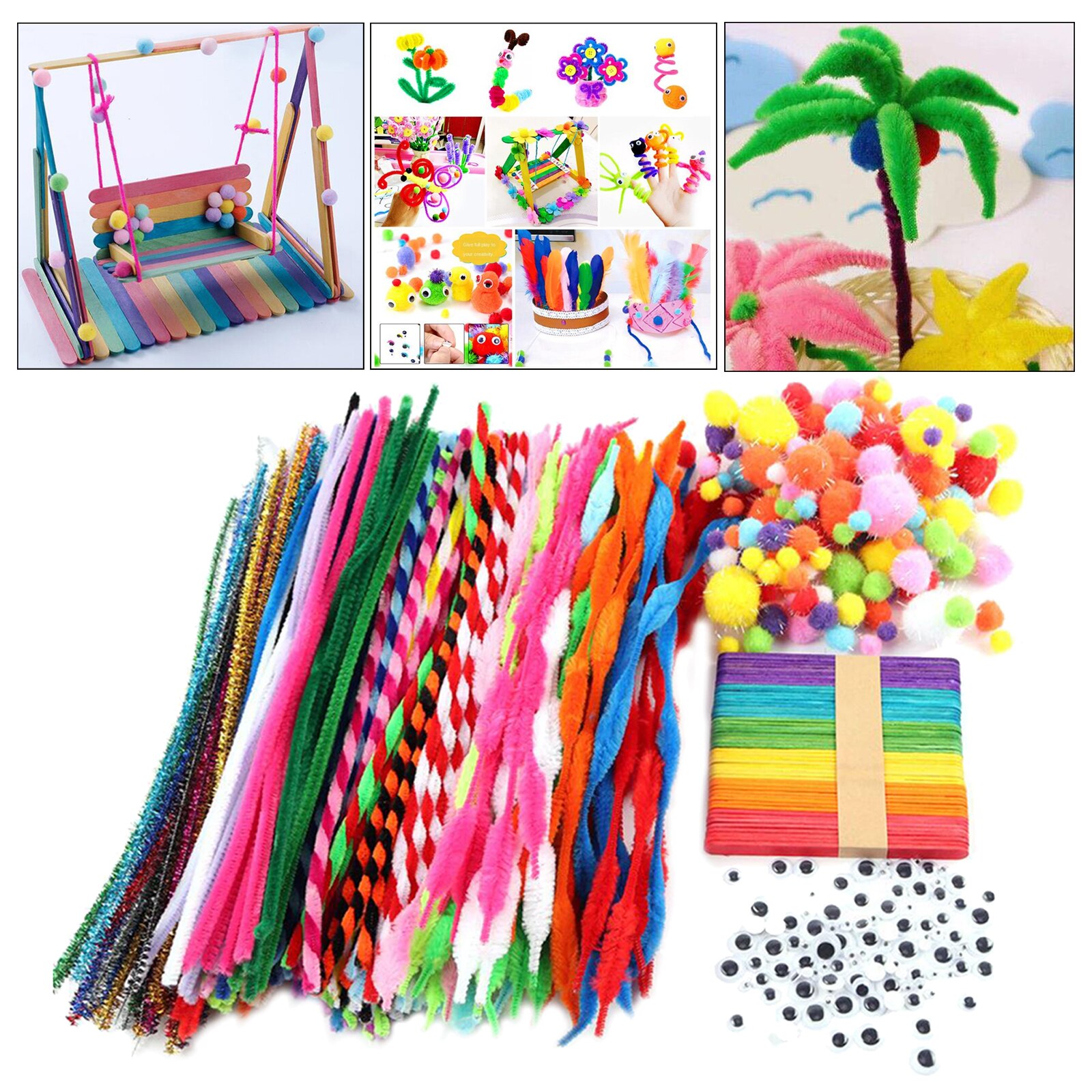 Kid's Arts and Crafts Supplies - Assorted Crafting... – Grandado