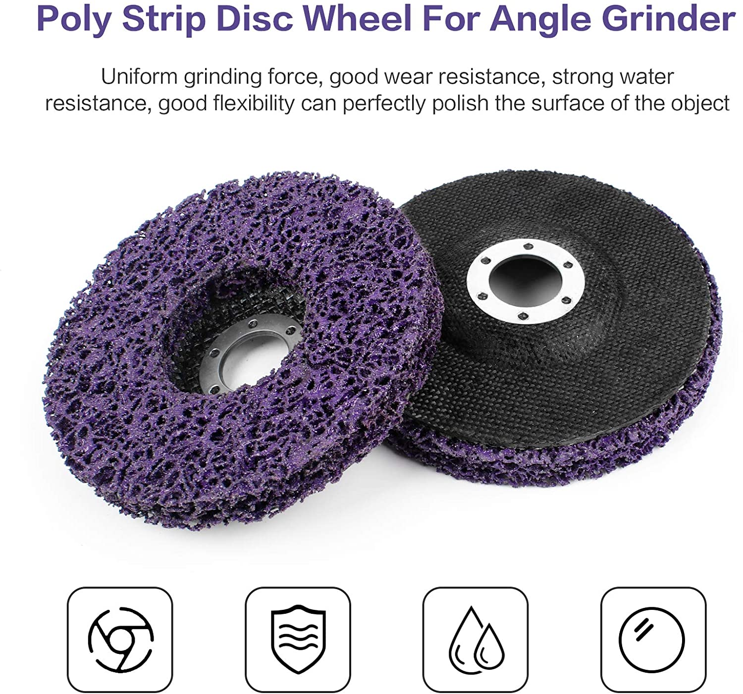 100/115/125mm Slijpschijf 1pcs Poly Strip Disc Voo... – Vicedeal
