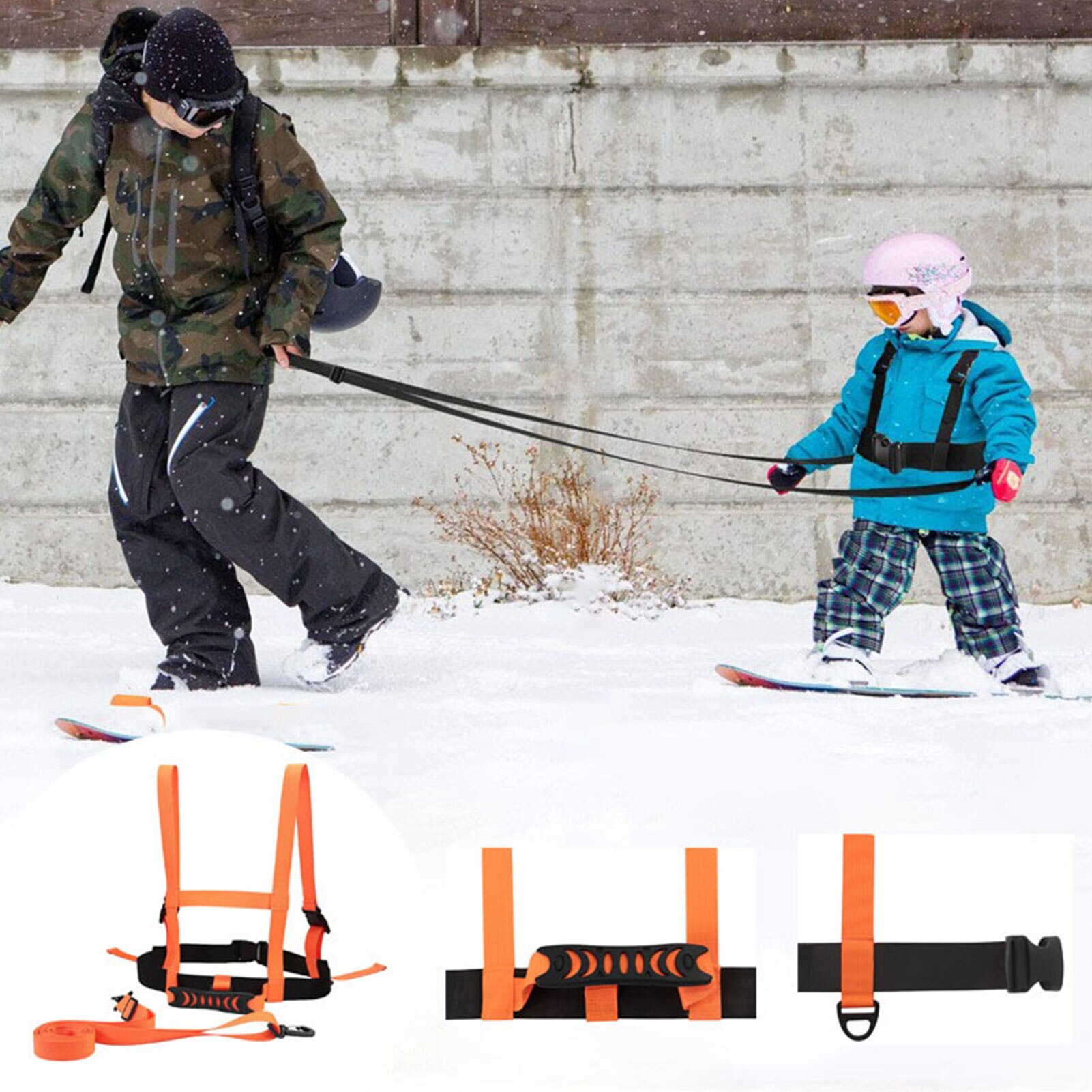 Kids Ski Training Harness For Beginners Trainer Ad... – Grandado