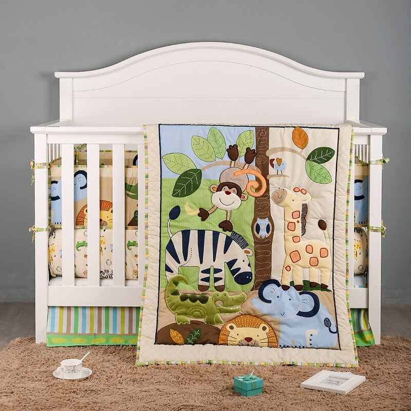 Breathable Baby Bedding Set Cotton Infant Cot Kit ... – Grandado
