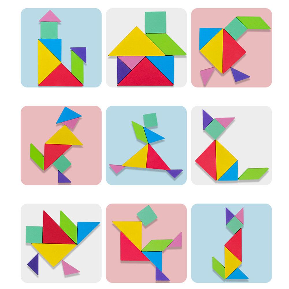 Tangram Game Puzzle Travel Games Jigsaw Colorful B... – Vicedeal