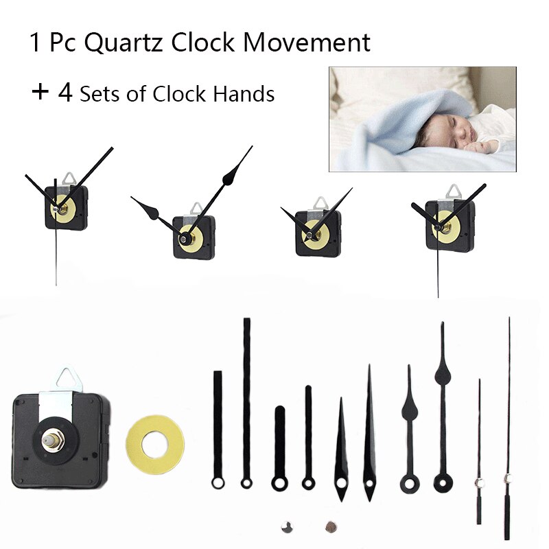 1 sæt quartz ur bevægelsesmekanisme hænder væg rep... – Grandado