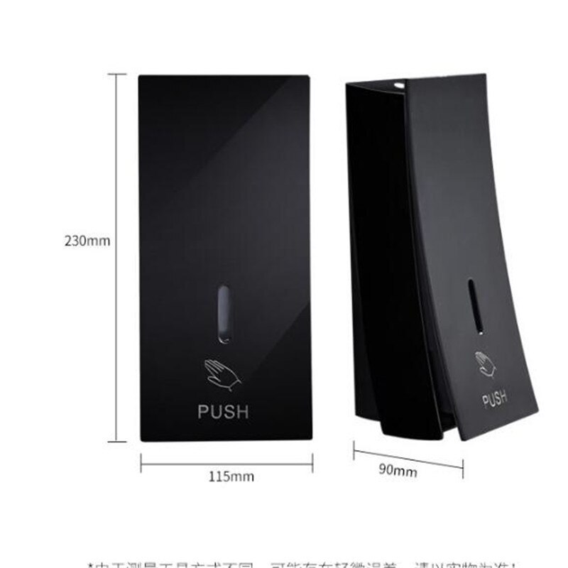 Soap Dispenser Wall Mounted Liquid ABS Black Hotel... – Vicedeal