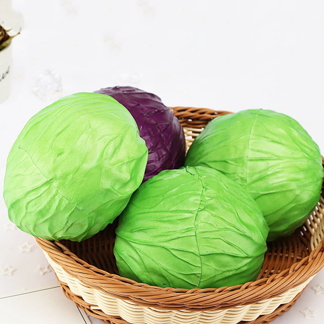 Artificial Vegetable Realistic Cabbage Faux Vegeta... – Grandado