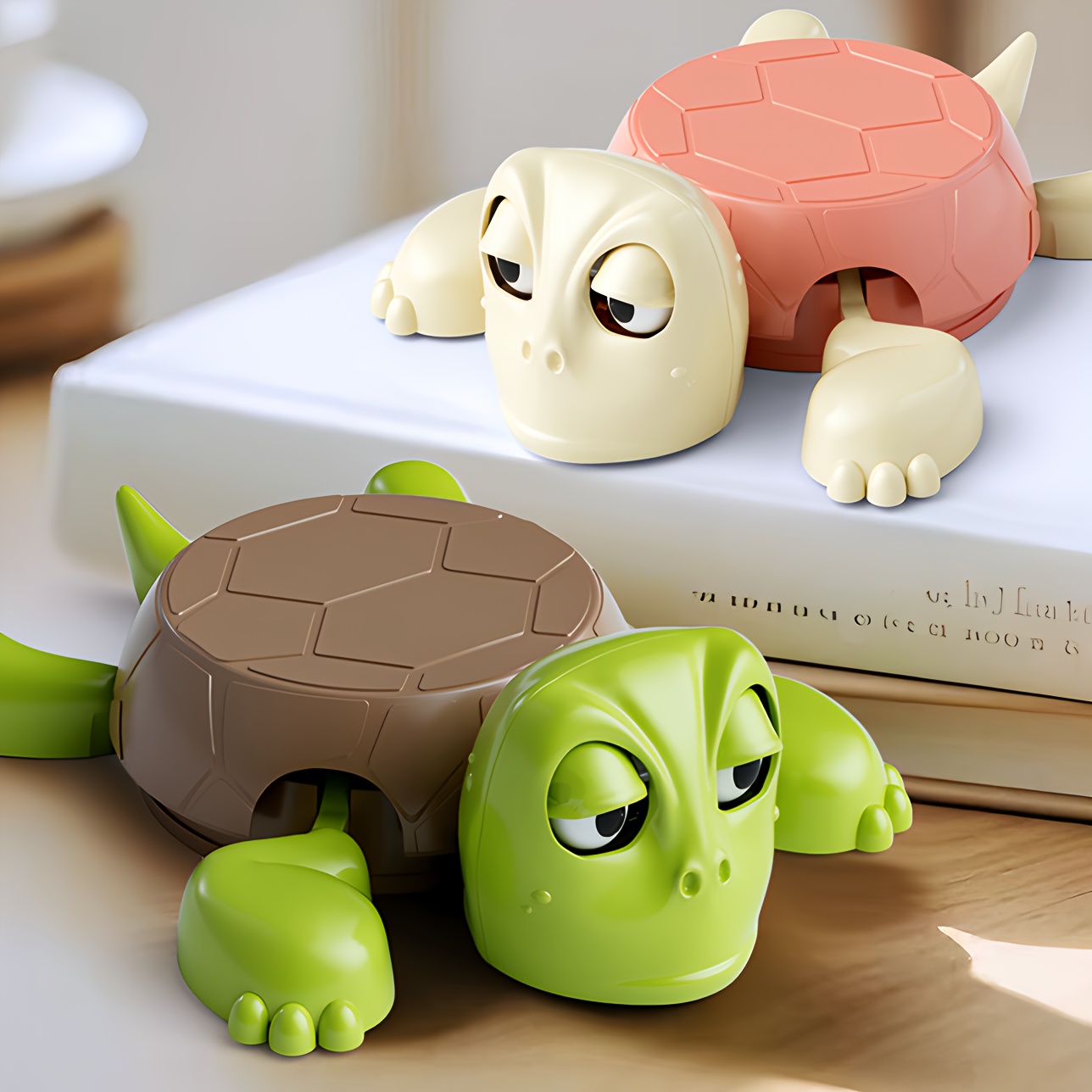 Funny Turtle Coaster Interactive Desktop Ornament ... – Vicedeal