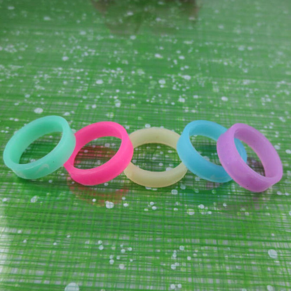Luminous Rings Women Men Fluorescent Jewelry Cute ... – Grandado