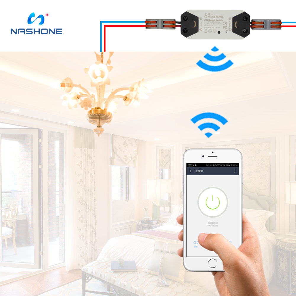 Nashone Diy Wifi Slimme Lichtschakelaar Universele... – Vicedeal