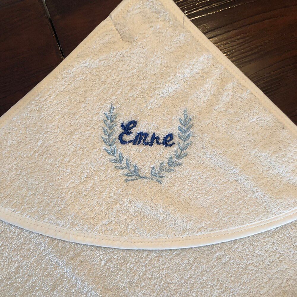 Name Embroidered Baby Towel We Embroider Baby'... – Grandado