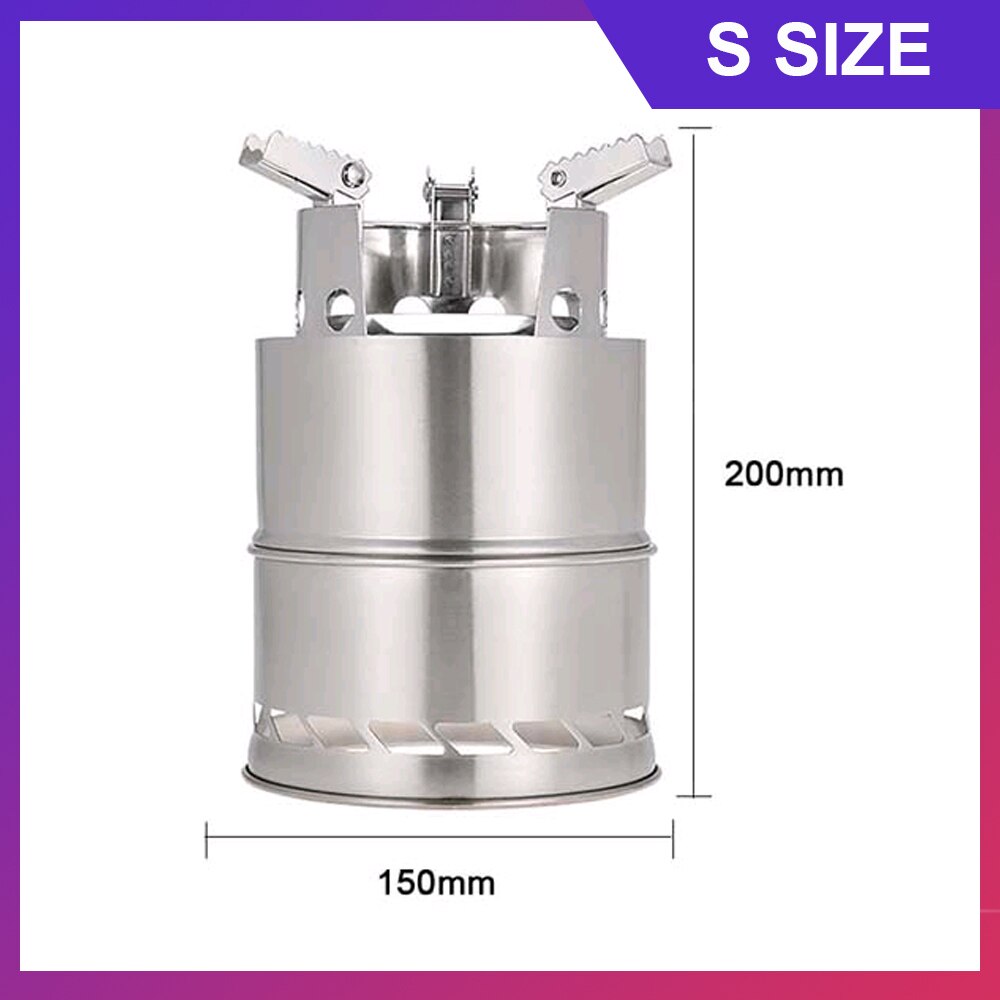 Outdoor Camping Equipment Windproof Wood Stoves Fu... – Grandado