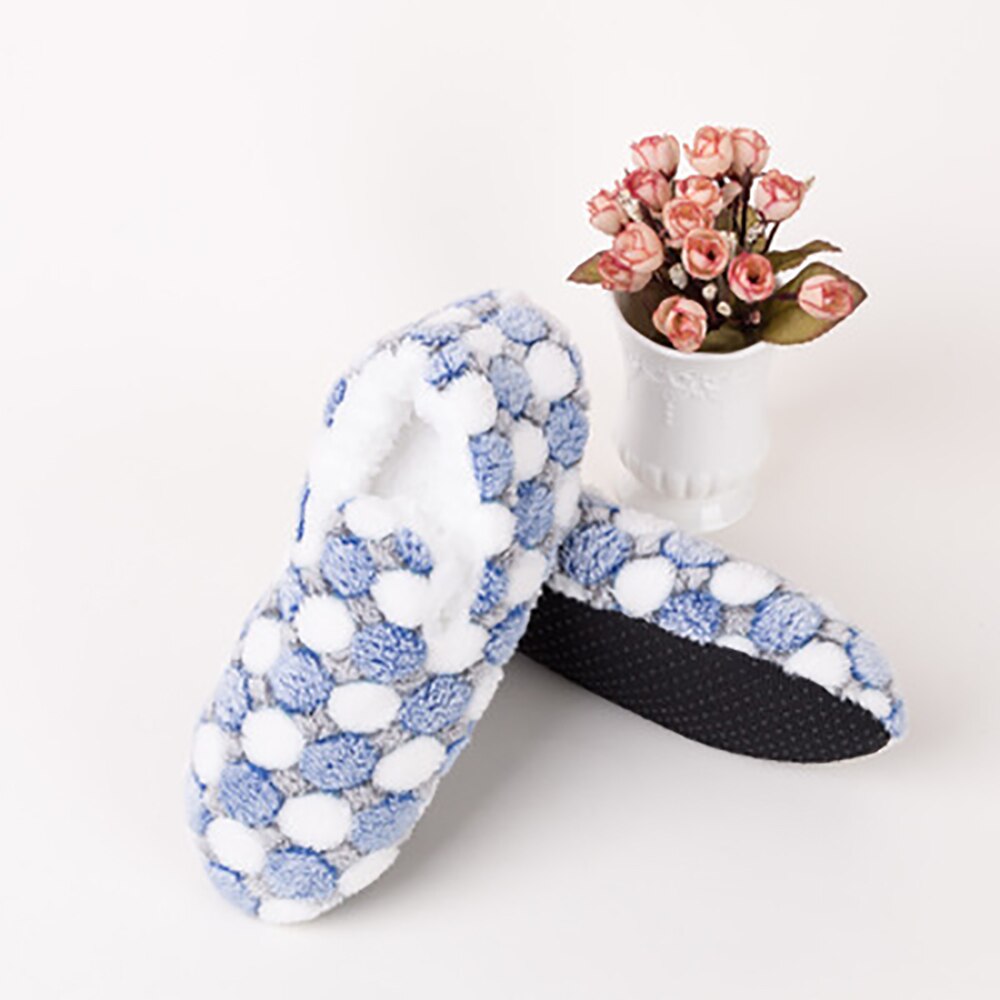 Dam söt prickig inomhus matta skor vinter mysig mj... – Vicedeal