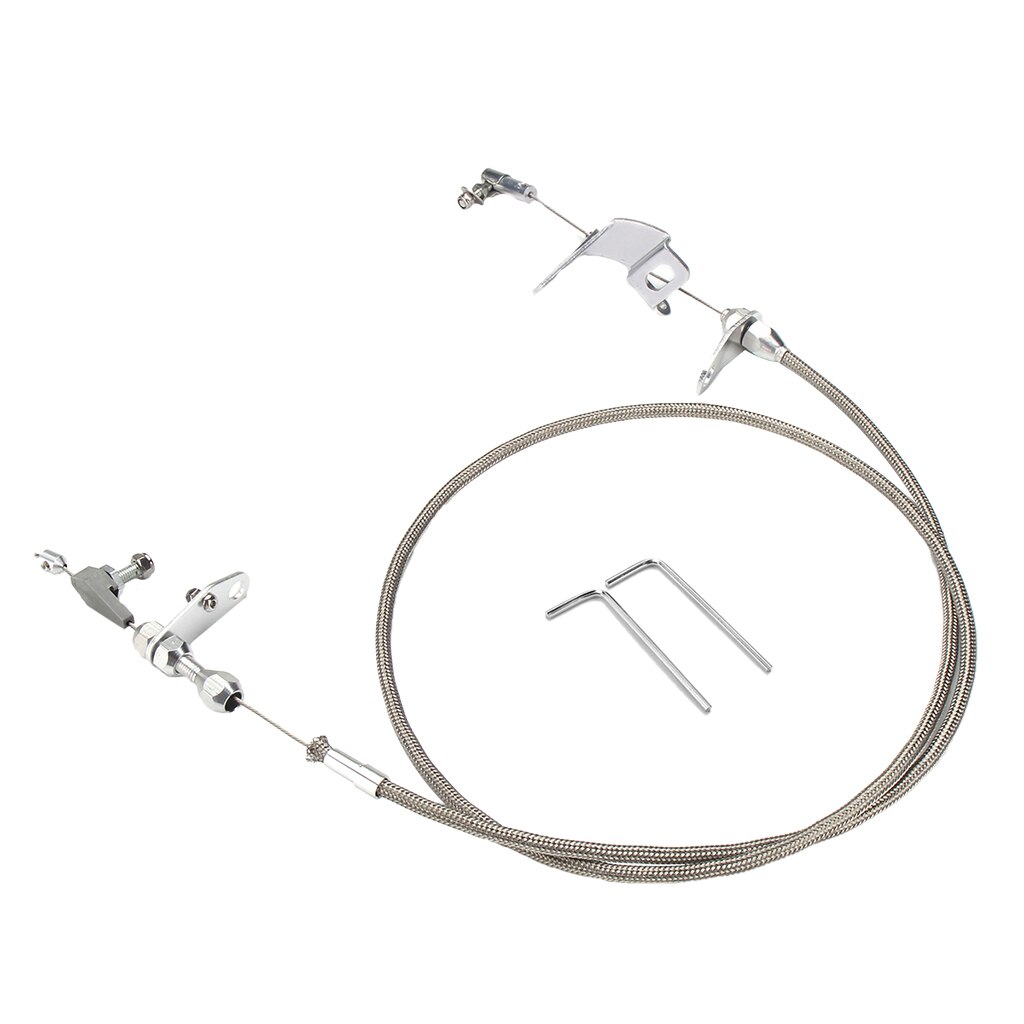 60 Inch Stainless Steel Braided Accelerator Cable ... – Vicedeal