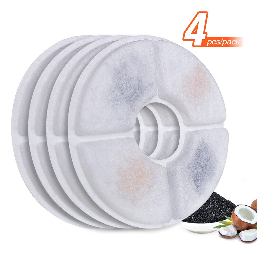 4 Pcs Kat Fontein Filters Activated Carbon Filter ... – Grandado