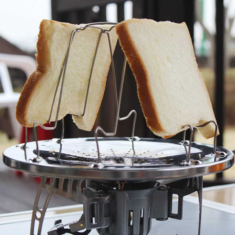 Folding Camp Stove Toaster Stainless Steel Camping... – Grandado