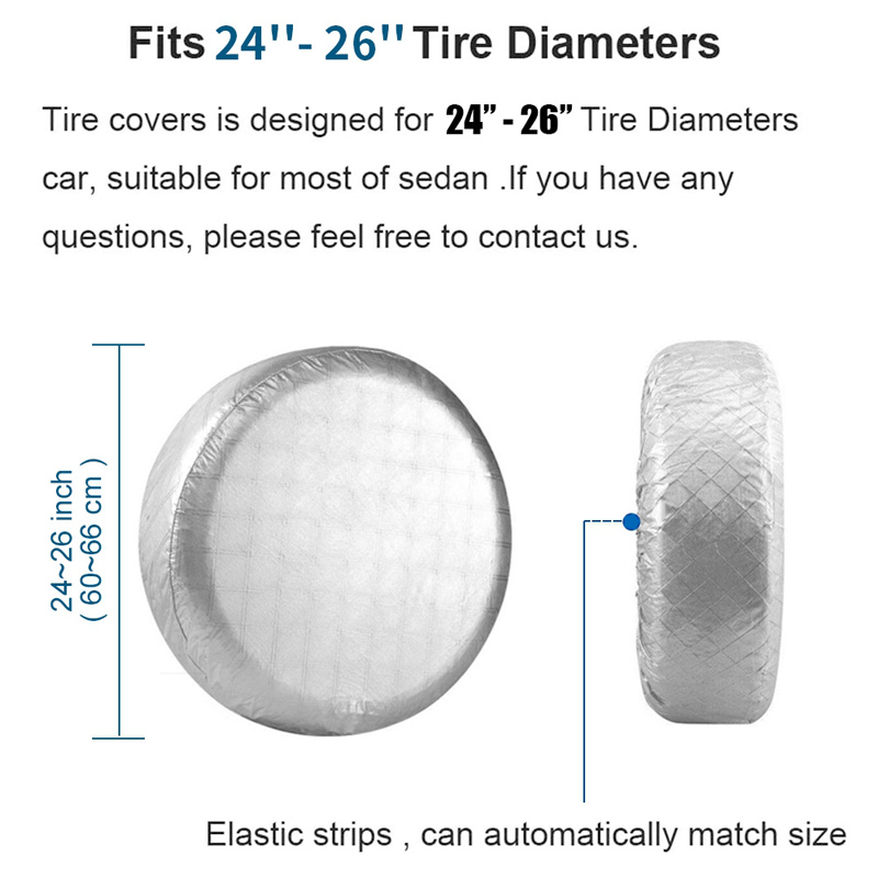 Car Tire Covers Waterproof Aluminum Film Tire Sun ... – Grandado