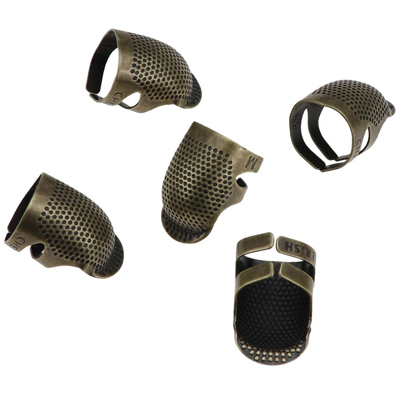 1pcs Vintage Gold Finger Protector Needle Thimble ... – Vicedeal