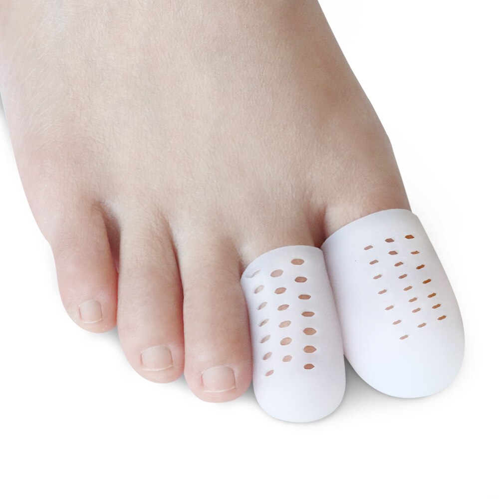 Pexmen 4Pcs Breathable Toe Protectors Gel Toe Caps... – Grandado