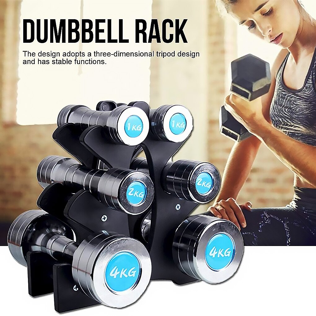 3-Tier Dumbbell Houder Home Gym Halter Pvc Plastic... – Grandado