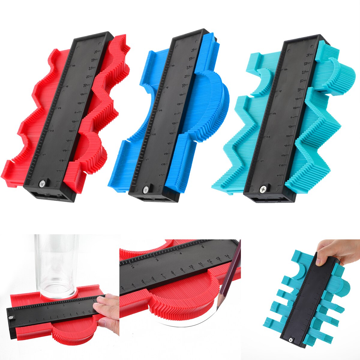 Meet Ruler Multi-Functio Contour Profiel 5/10 Inch... – Grandado