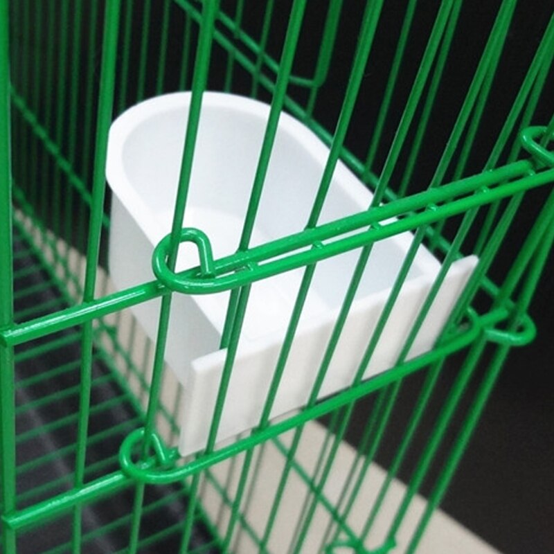 Parrot Aviary Pet Cage Plastic Round Bird Water Fo... – Grandado