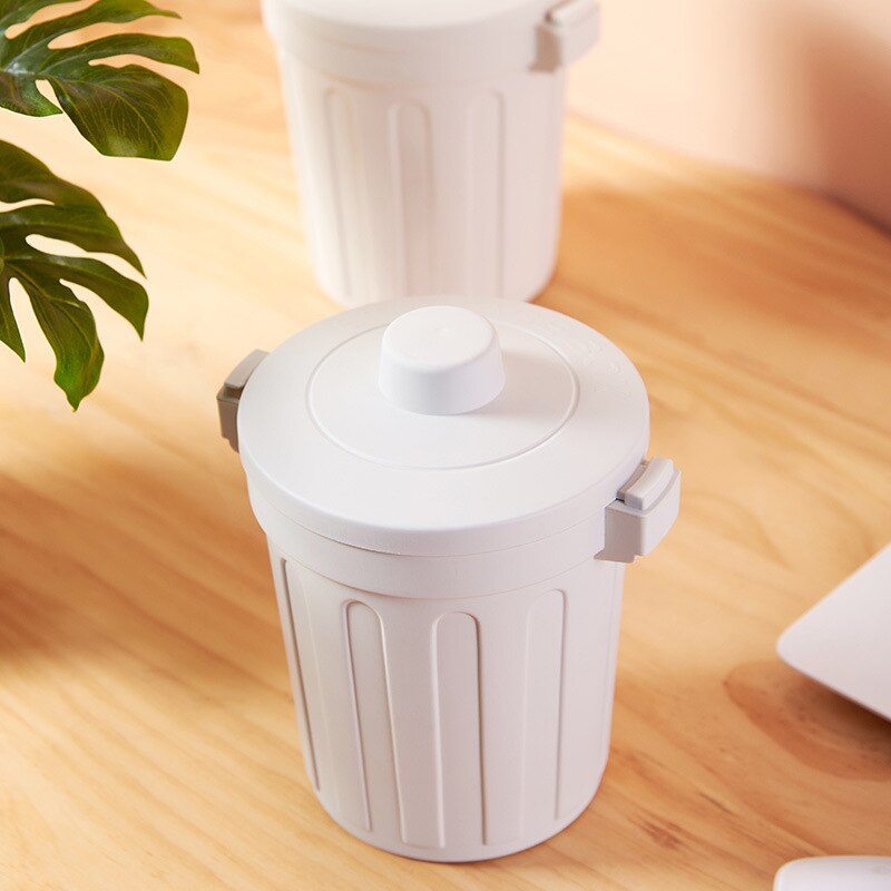 Garbage bin Desktop trash can home bedroom bedside... – Vicedeal