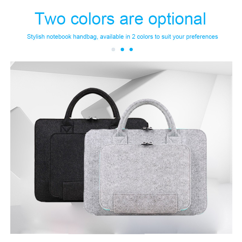Laptop Tas Super Licht Massief Wolvilt Handtas voo... – Vicedeal