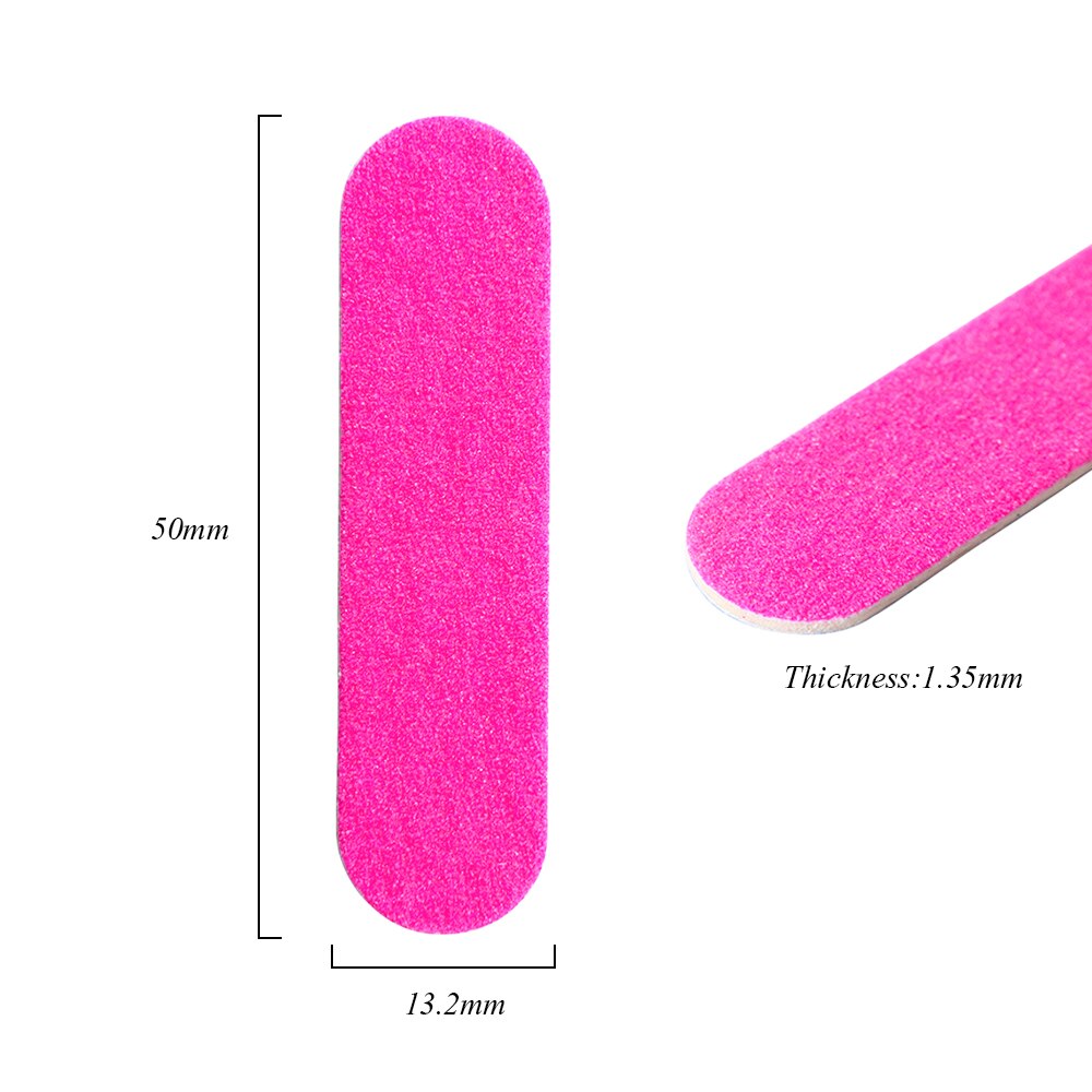 Full Beauty 100x Nail Files Double Color Wooden Mi... – Grandado