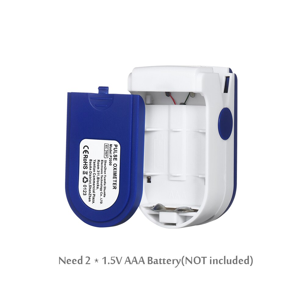 Fingerspids pulsoximeter blod ilt 10s mål spo 2 ox... – Grandado