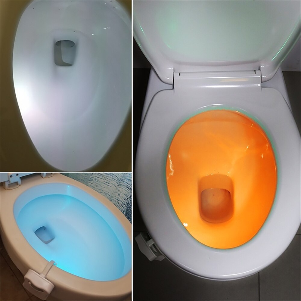 8/16 Colors Toilet Sensor Lights Intelligent Induc... – Grandado