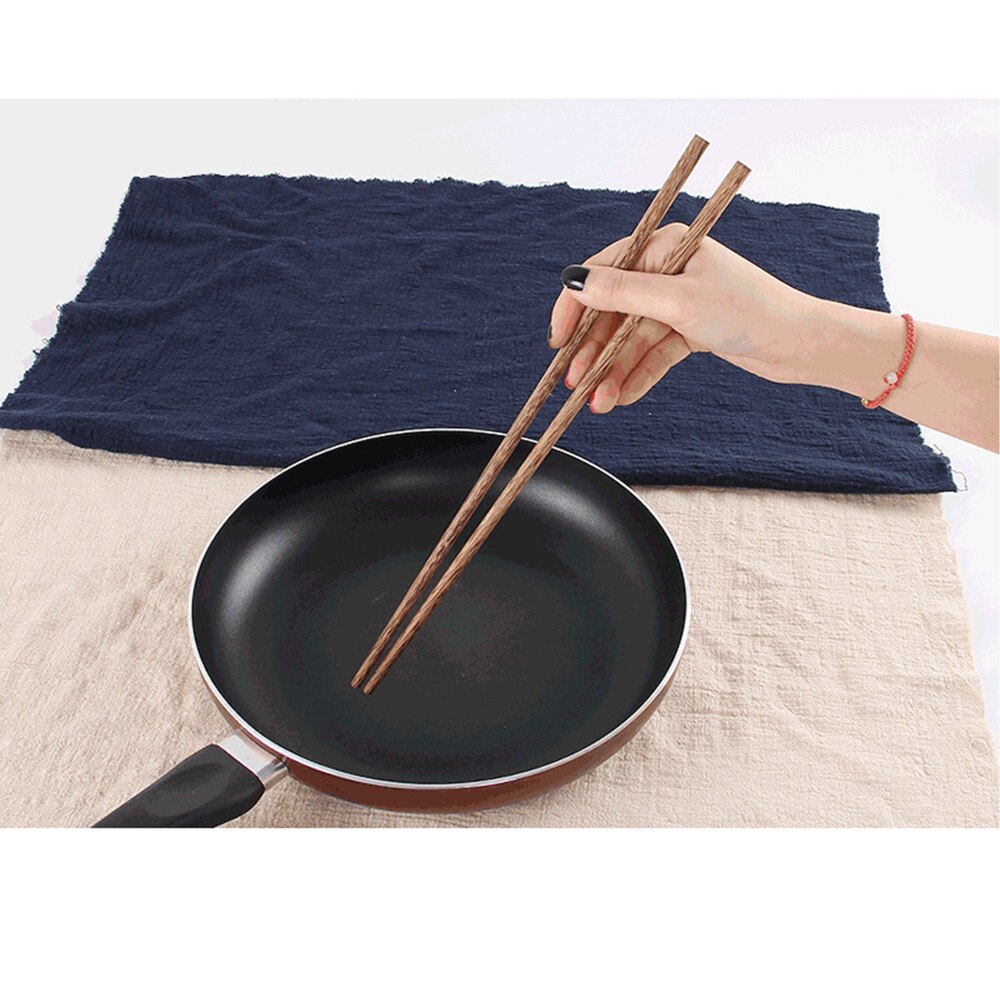 1 Pair Wooden Chopsticks Cooking Chopsticks Extra ... – Grandado