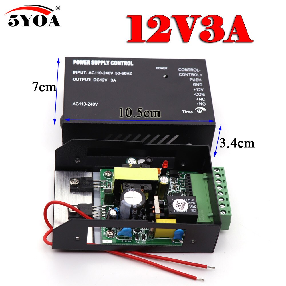 DC 12V Door Access Control system Switch Power Sup... – Grandado