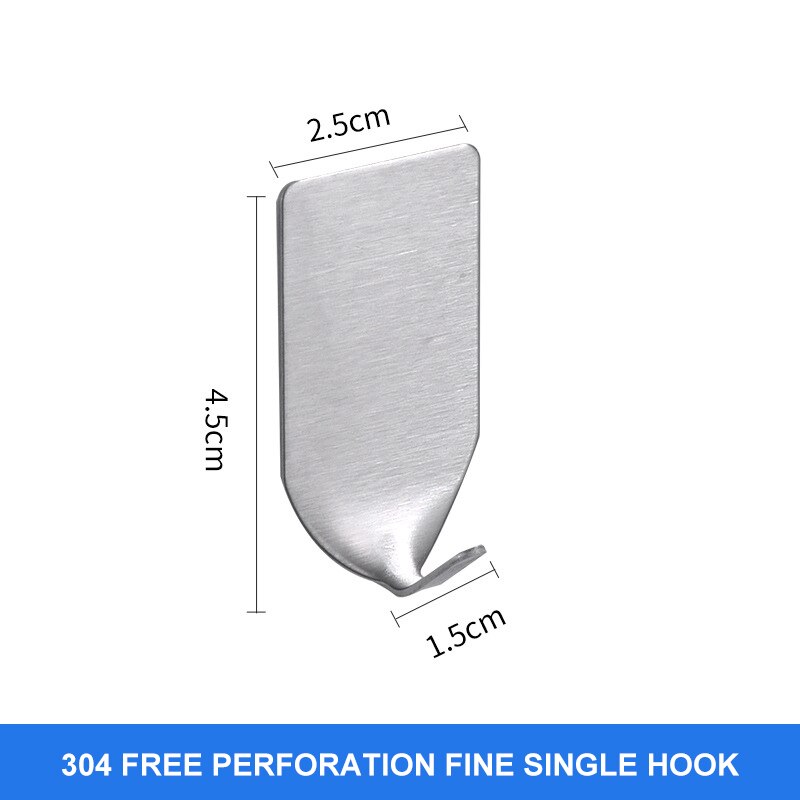 Stainless Steel Non-marking Strong Hook Wall Hooks... – Vicedeal