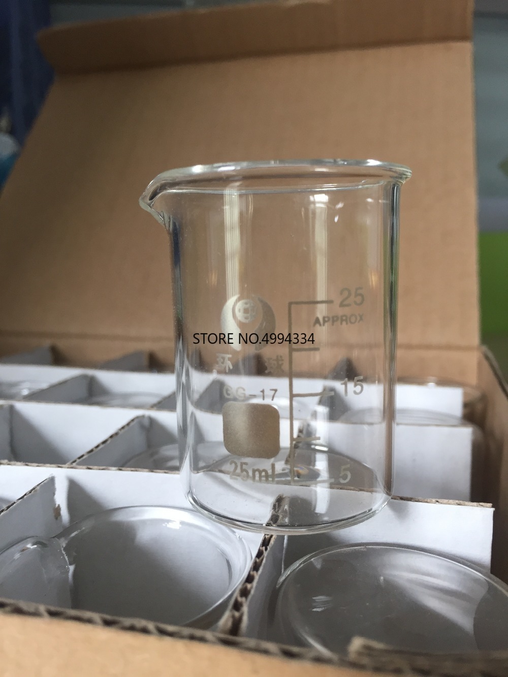 20pcs/set high quakity 25ml 50ml Glass Beaker Grad... – Vicedeal