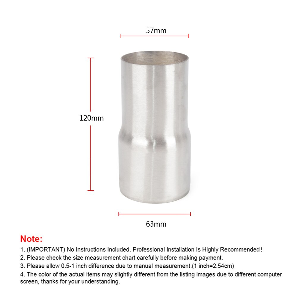 Universele Auto Rvs Standaard Uitlaat Reducer Conn... – Grandado