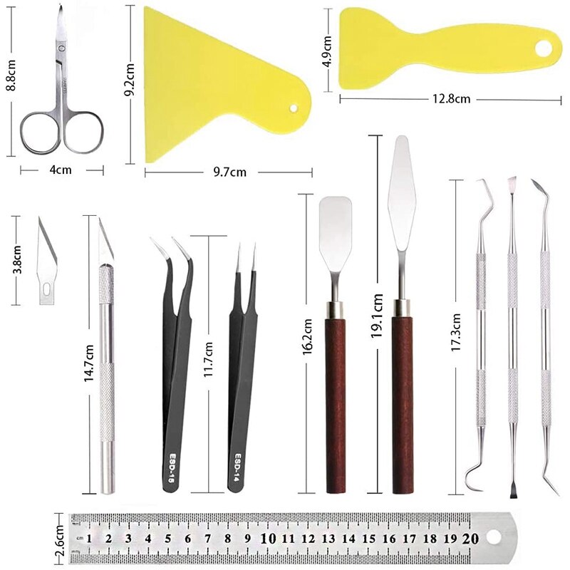 18 Pcs Craft Weeding Tool Set for Vinyl Stainless ... – Grandado