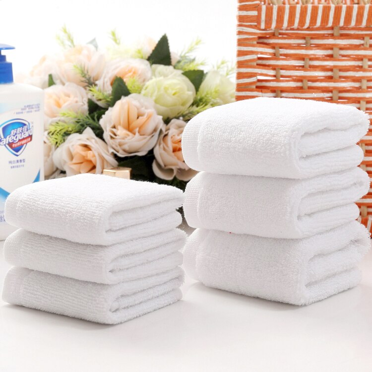 10pcs/lot Good White Face Towel Small Hand Towels ... – Grandado