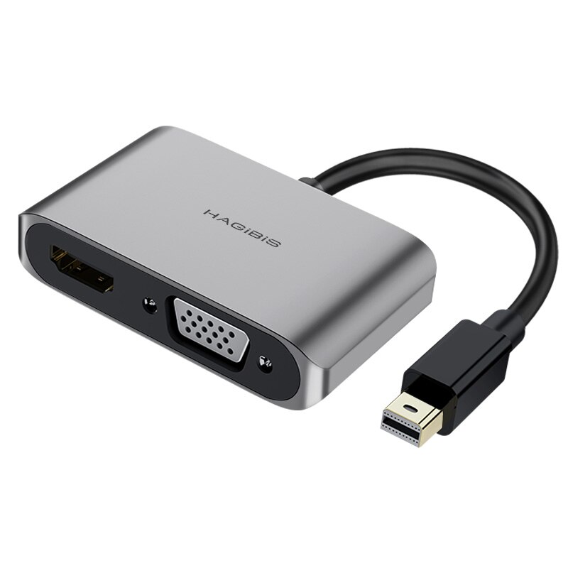 Hagibis Mini DisplayPort to HDMI-compatible VGA Ad... – Vicedeal