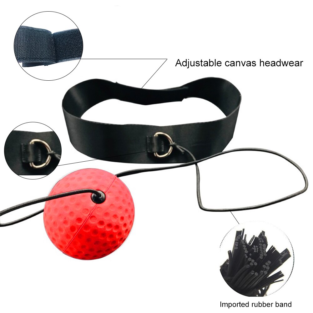 Head-mounted Boxing Speed Reaction Ball Boxing Tra... – Grandado