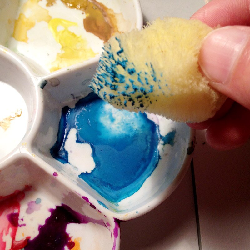 5-6cm Greece Senior Natural Watercolor Gouache Art... – Grandado