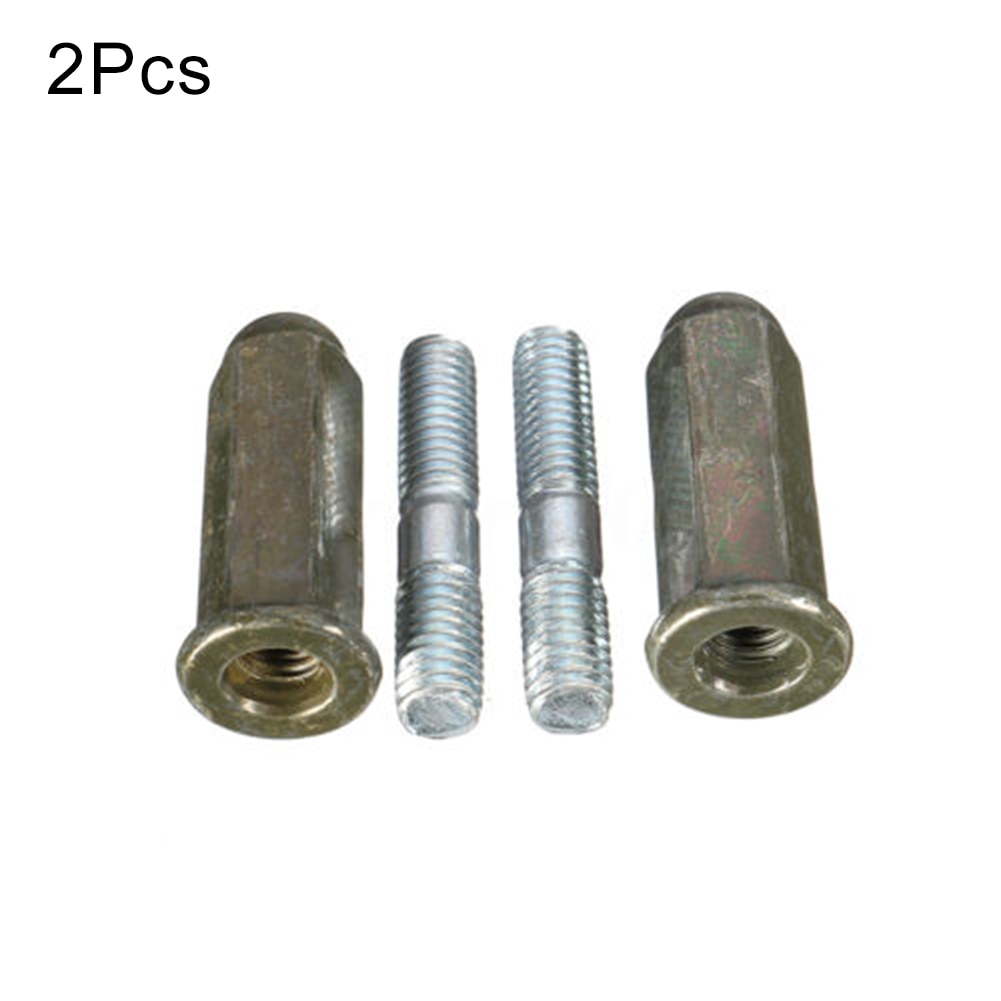 2 Set 6mm Exhaust Stud Nut Bolt Set Universal for ... – Grandado